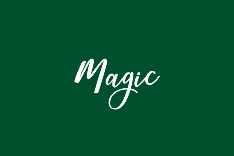 Magic | Fonts Shmonts