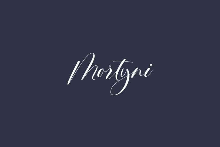 mortyni-free-font-01 | Fonts Shmonts