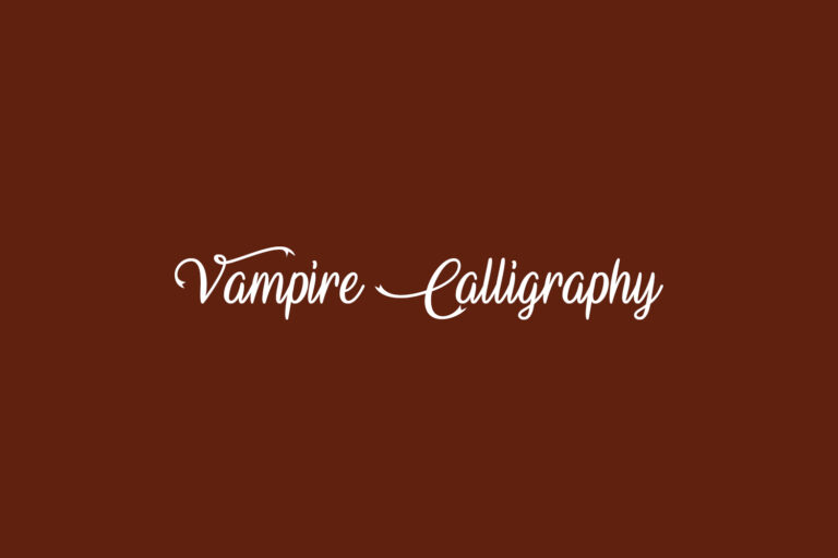 vampire-calligraphy-free-font-01 | Fonts Shmonts