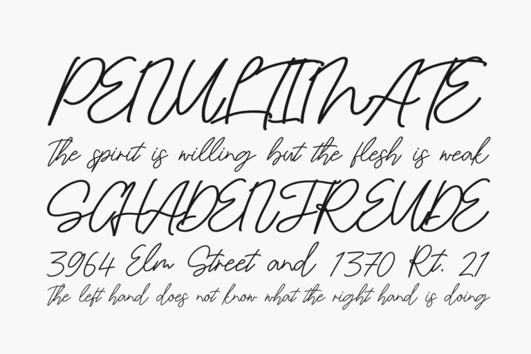 Bambi Handwritten | Fonts Shmonts