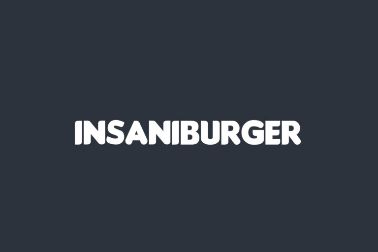 Insaniburger | Fonts Shmonts