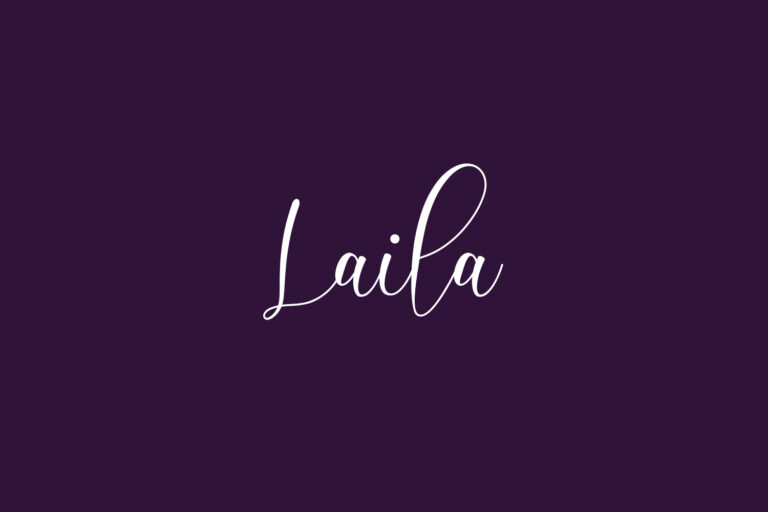Laila | Fonts Shmonts
