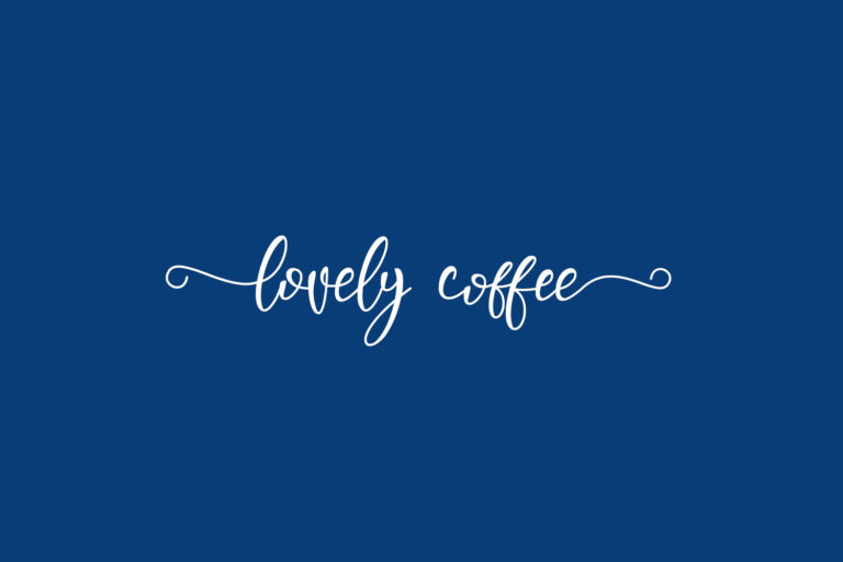 Lovely Coffee | Fonts Shmonts