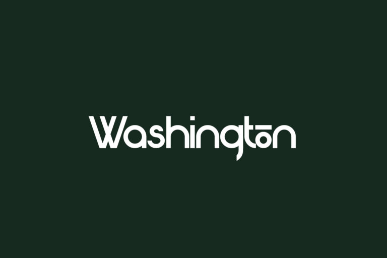 Washington | Fonts Shmonts