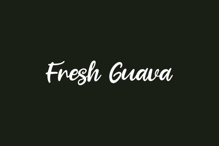 fresh-guava-free-font-01 | Fonts Shmonts