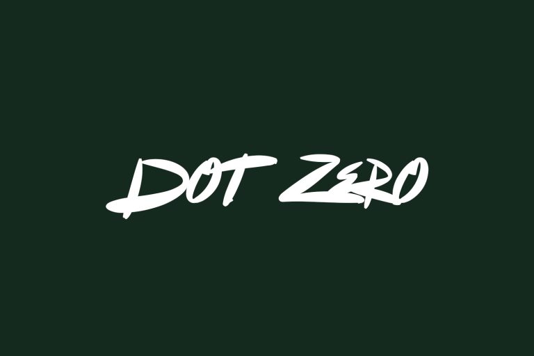 Dot Zero | Fonts Shmonts