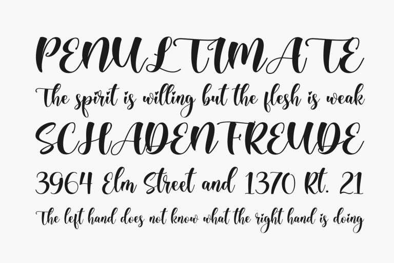 Christina | Fonts Shmonts