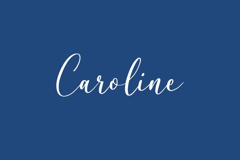 Caroline | Fonts Shmonts