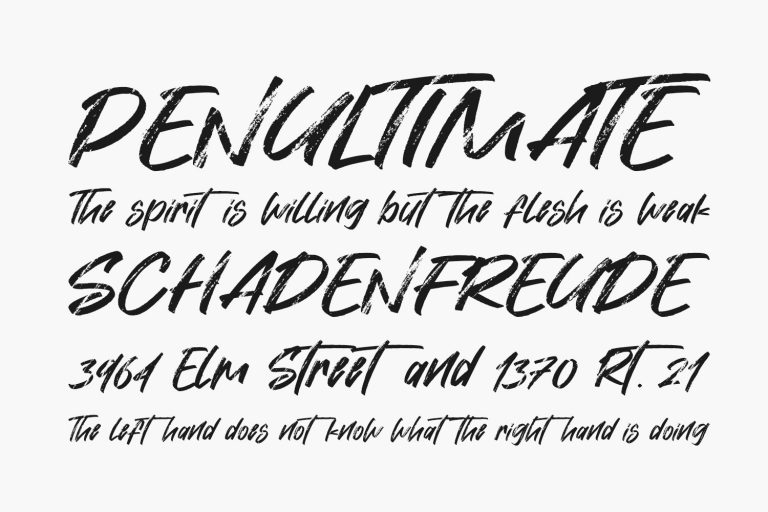 Hiatus | Fonts Shmonts