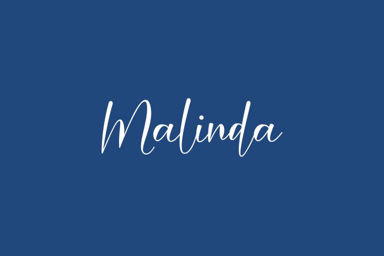 Malinda | Fonts Shmonts
