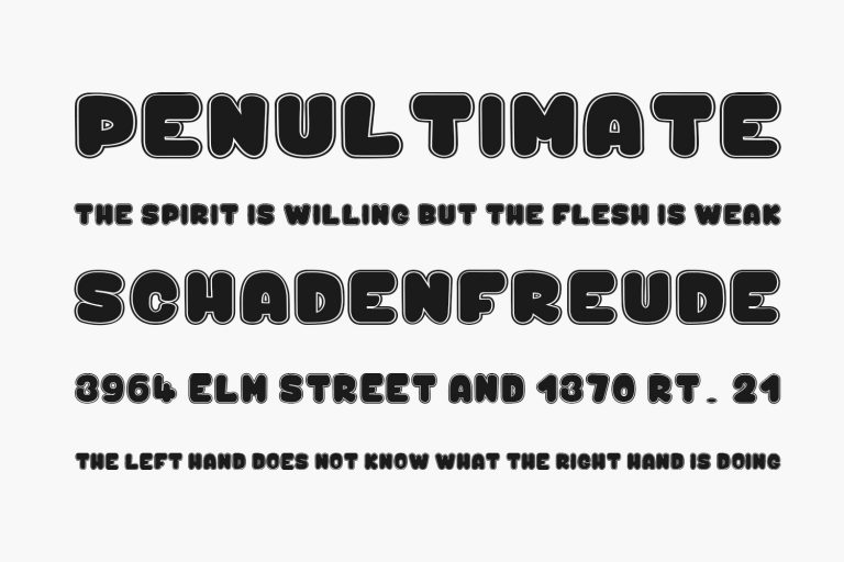 Kaboom | Fonts Shmonts