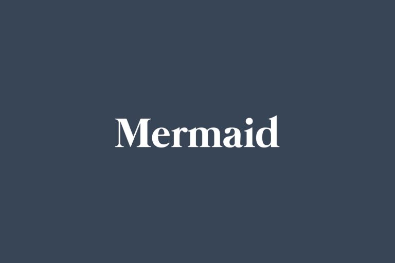 Mermaid | Fonts Shmonts
