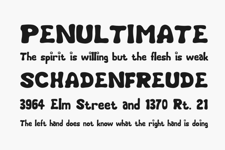 Chubby Cheeks | Fonts Shmonts