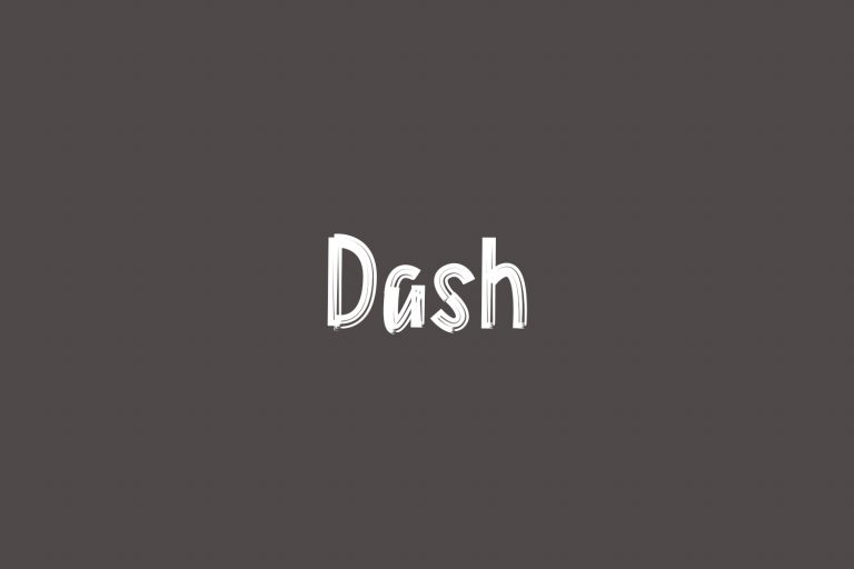 dash-free-font-01 | Fonts Shmonts