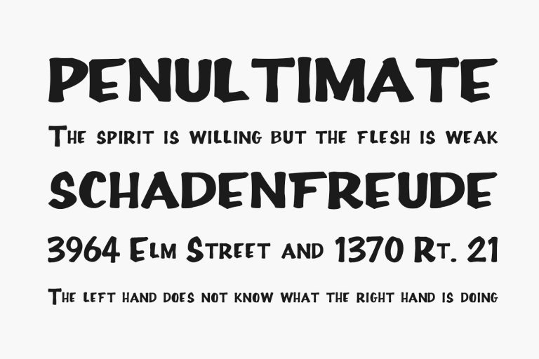 Full House | Fonts Shmonts