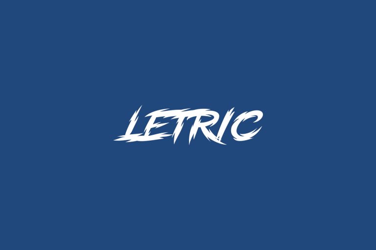 Letric | Fonts Shmonts