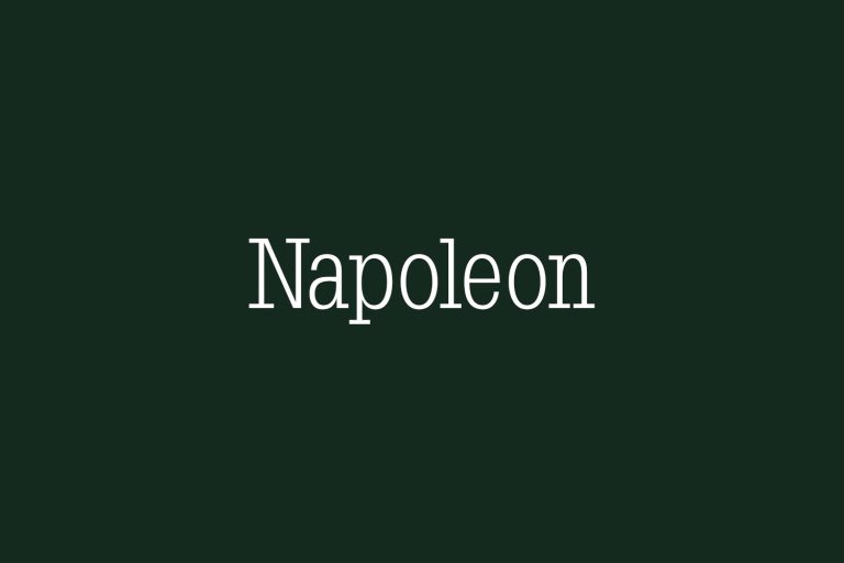 Napoleon | Fonts Shmonts