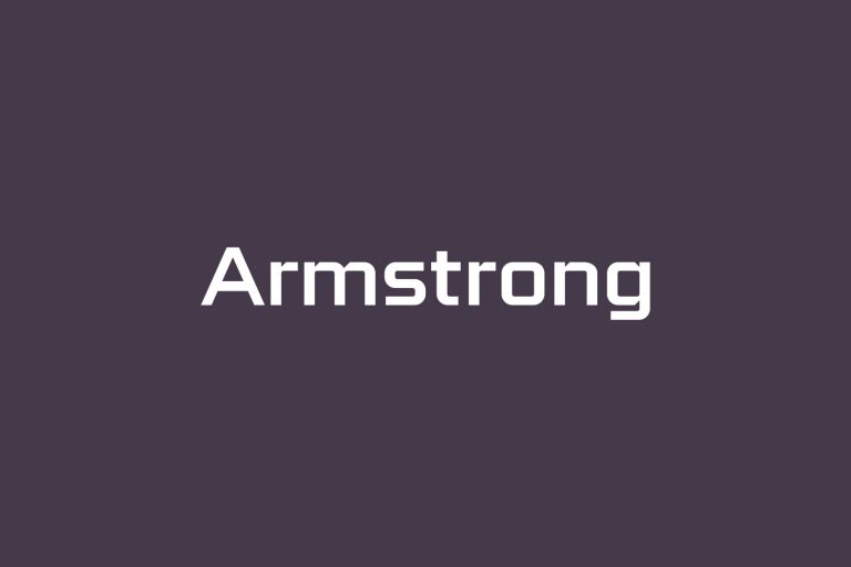 Armstrong | Fonts Shmonts