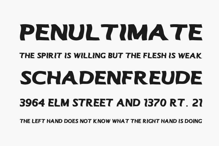 Manolete | Fonts Shmonts
