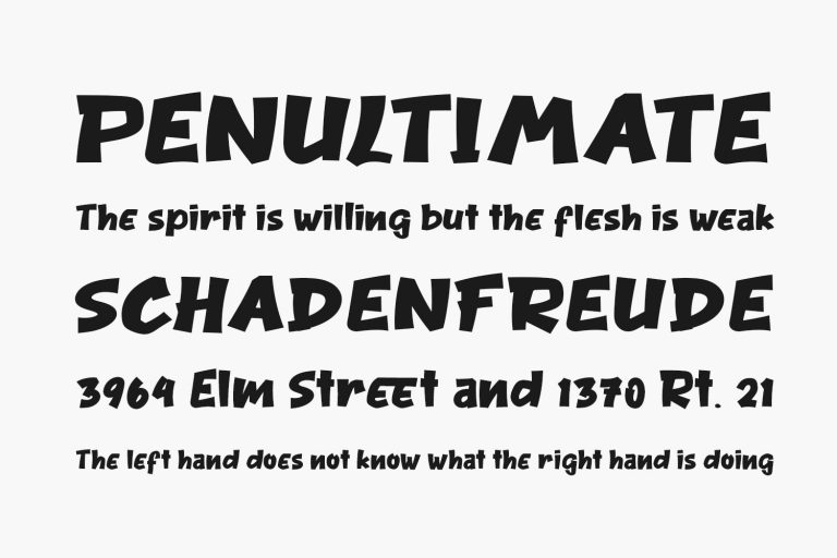 Rhyme | Fonts Shmonts