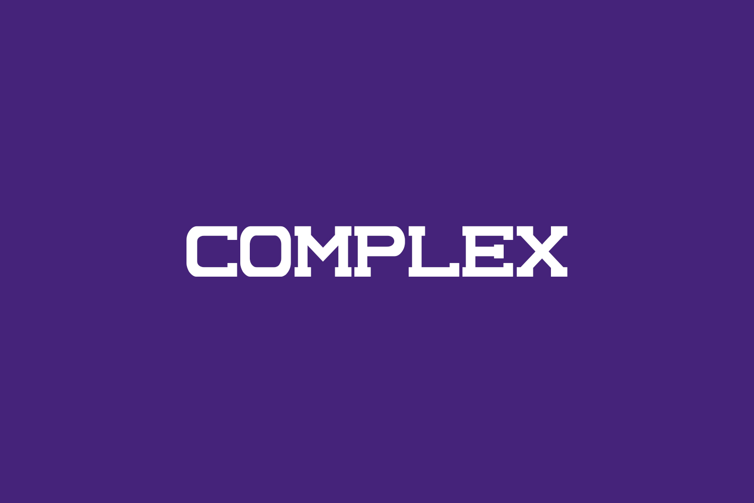 Complex free font 01 Fonts Shmonts