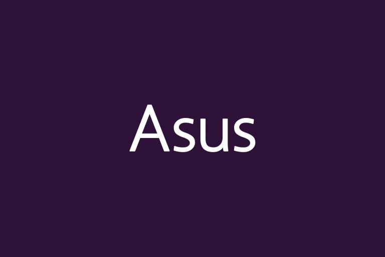 Asus | Fonts Shmonts