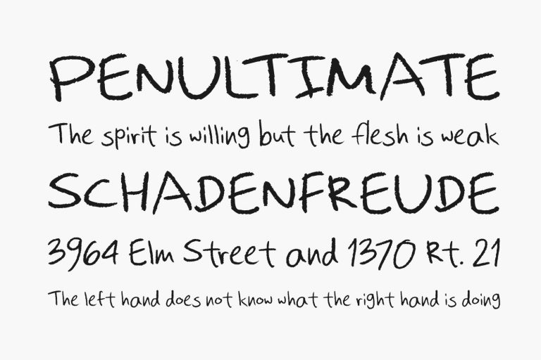 Colored Pencil | Fonts Shmonts