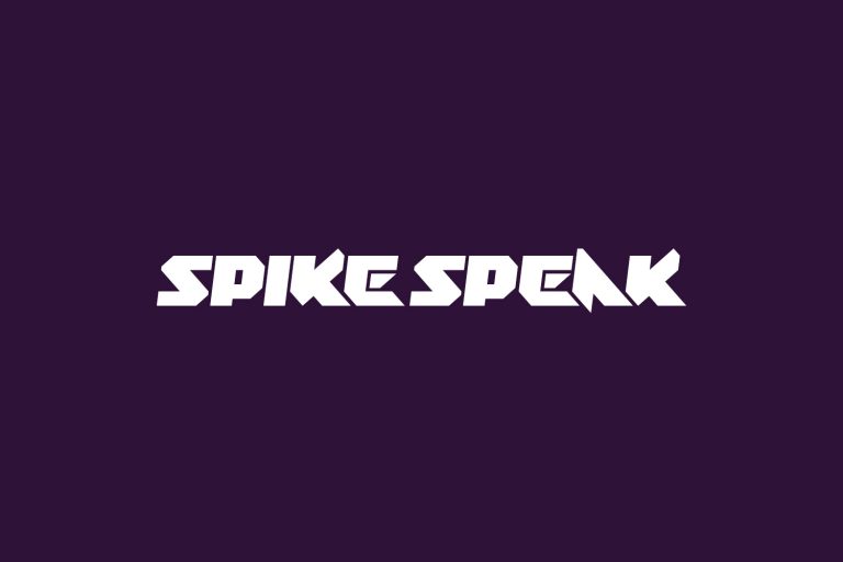 Spike Speak | Fonts Shmonts