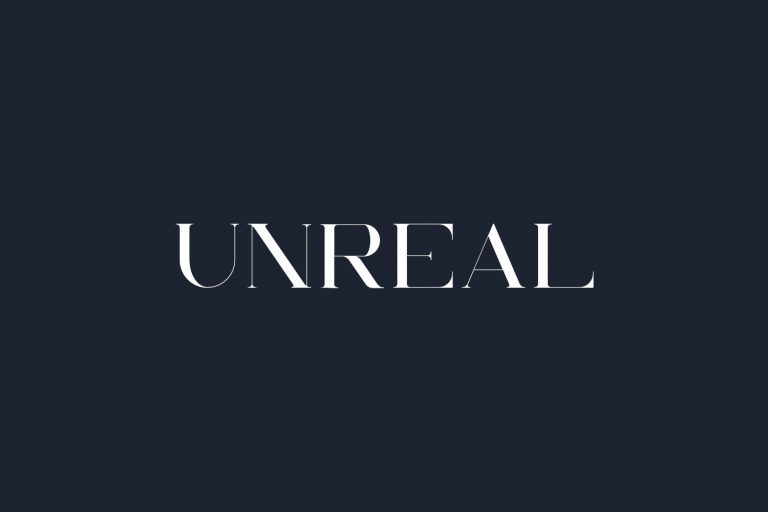 Unreal | Fonts Shmonts