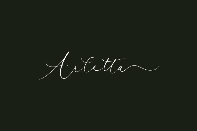 Arletta | Fonts Shmonts