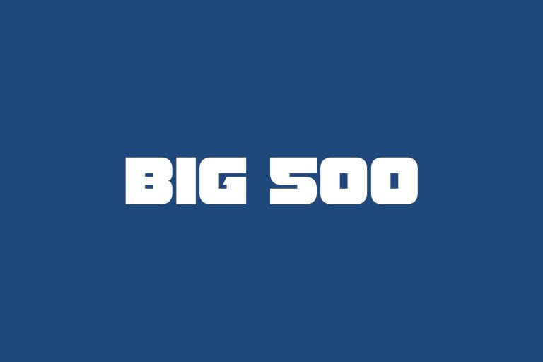 Big 500 | Fonts Shmonts
