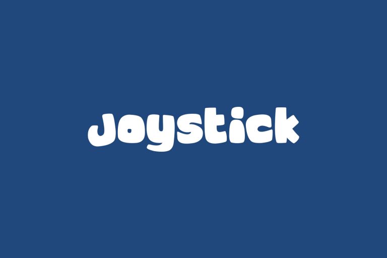 Joystick | Fonts Shmonts