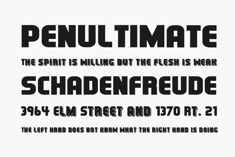 Municipal | Fonts Shmonts