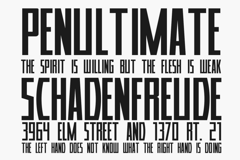 Tower | Fonts Shmonts