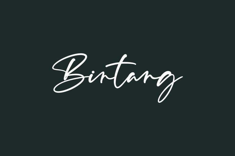 Bintang | Fonts Shmonts