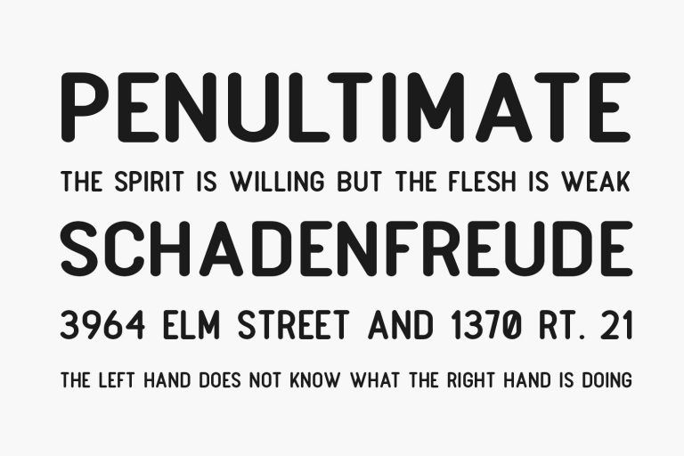 Boulder | Fonts Shmonts