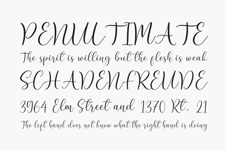 Rebeca | Fonts Shmonts