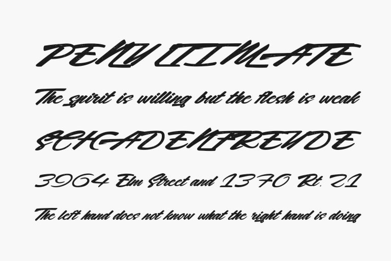 Acceleration & Reaction | Fonts Shmonts