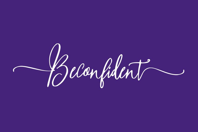 Beconfident | Fonts Shmonts