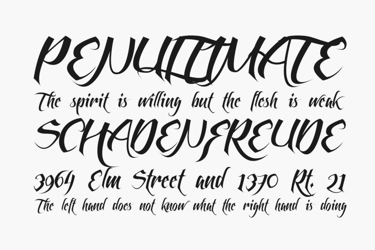 Feathergraphy | Fonts Shmonts