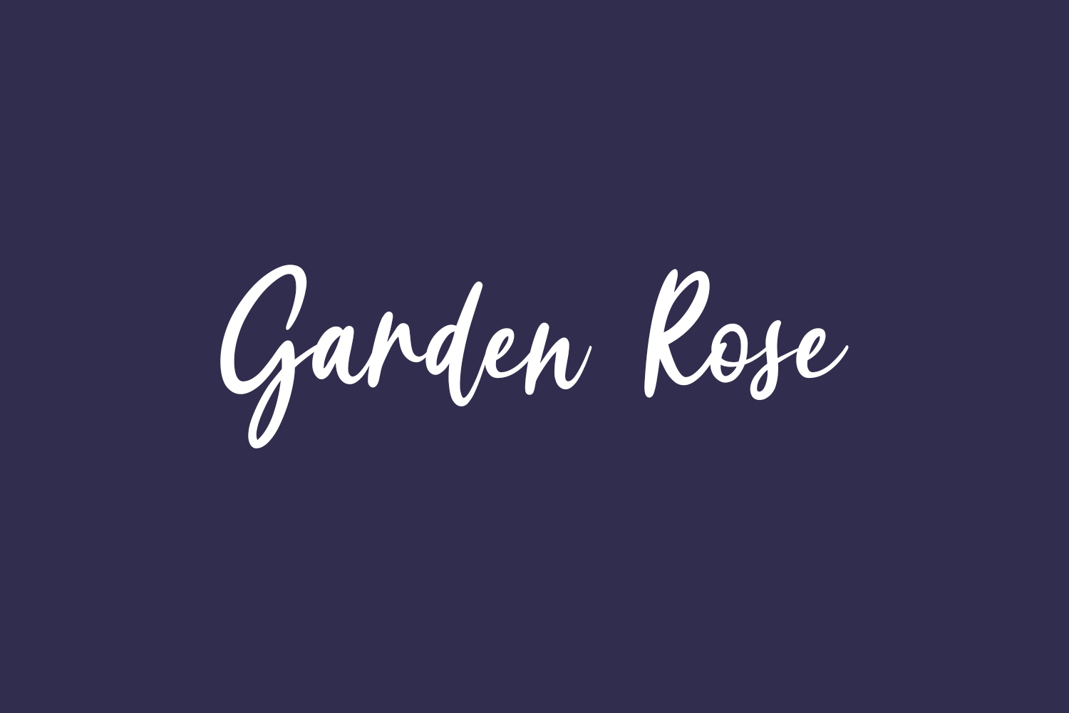 Garden Rose | Fonts Shmonts Garden Rose | Fonts Shmonts