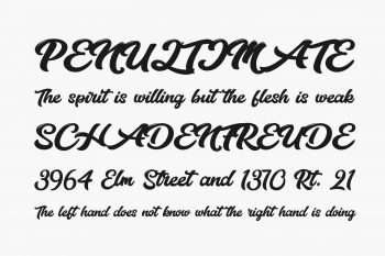 Highschool | Fonts Shmonts