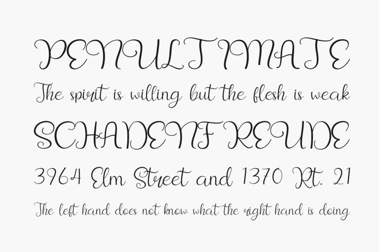 Romantic Couple | Fonts Shmonts