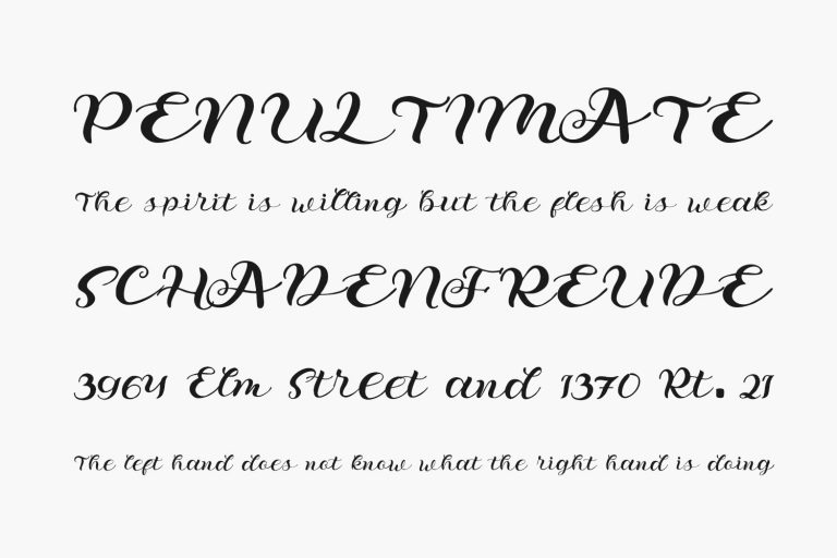 Shaking | Fonts Shmonts