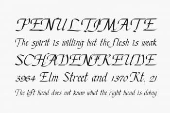 Chancery Cursive | Fonts Shmonts