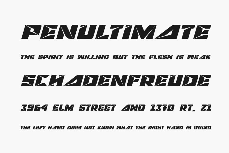 High Speed | Fonts Shmonts