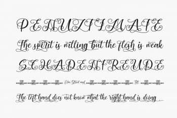 Dramatic Hearts | Fonts Shmonts