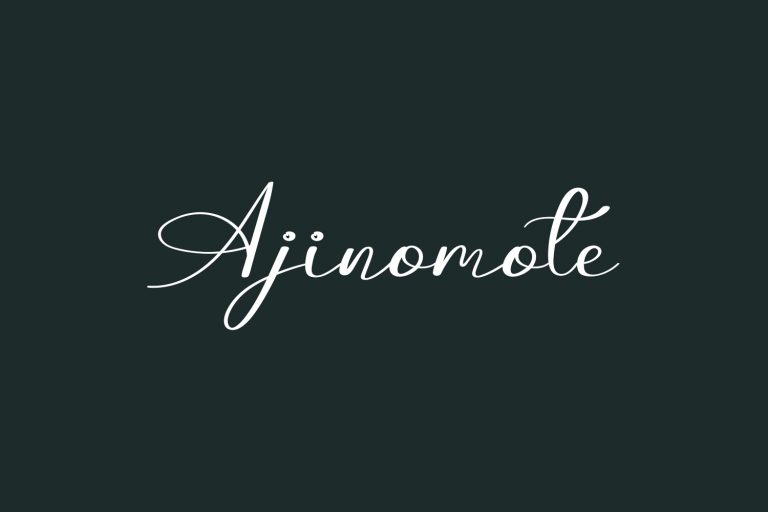 ajinomote-free-font-01 | Fonts Shmonts