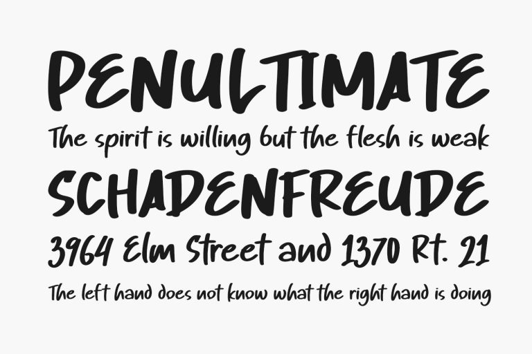 Humble Lettering | Fonts Shmonts