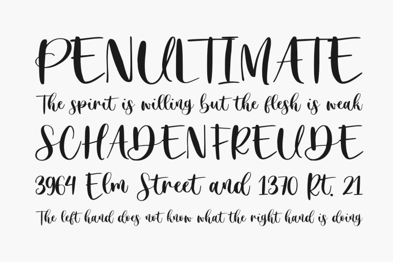 Just Overthink | Fonts Shmonts